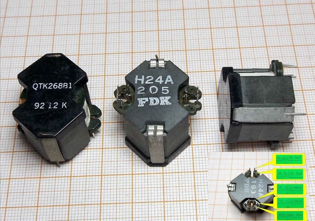 Rdzeń ferrytowy kubkowy QTK268B1 H24A FDK [QTK] - 11428501612 ...