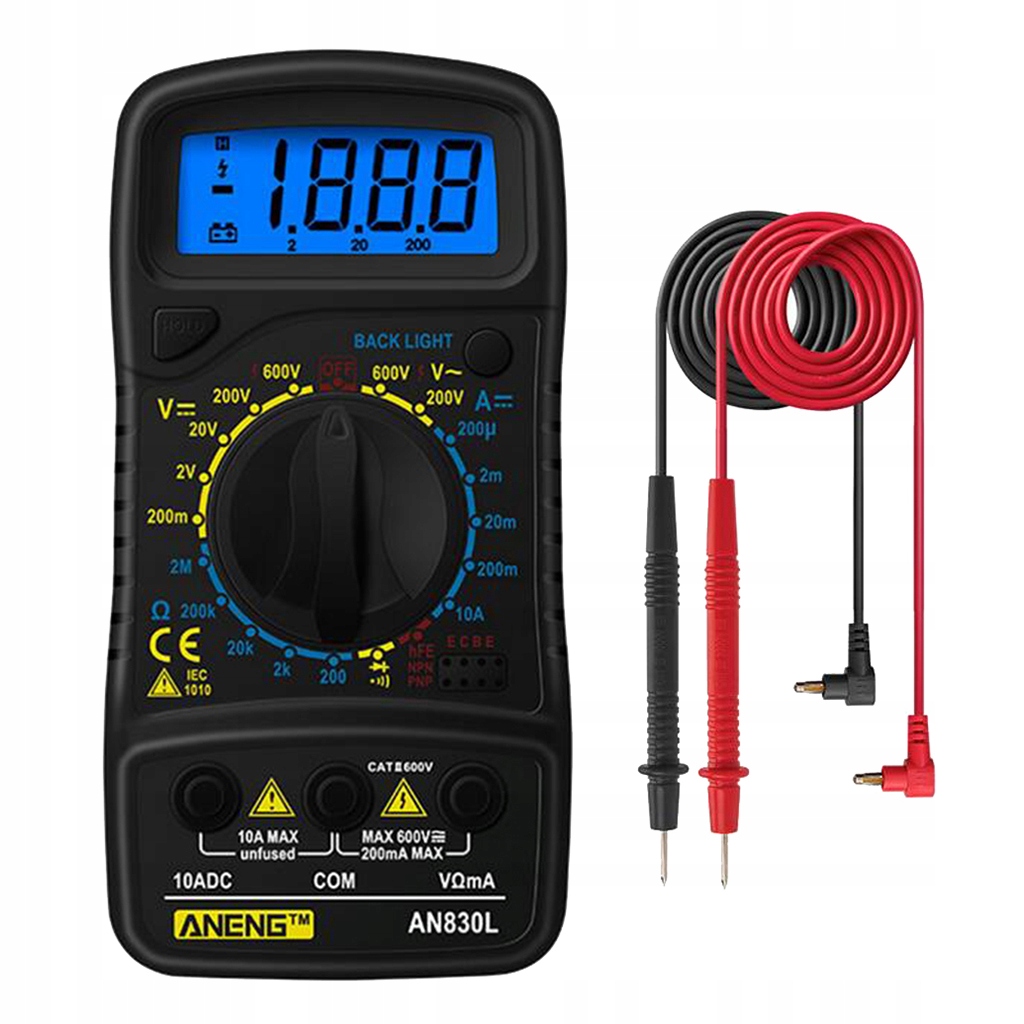 Automatyczny multimetr cyfrowy do pomiaru prądu - 12772940792 ...