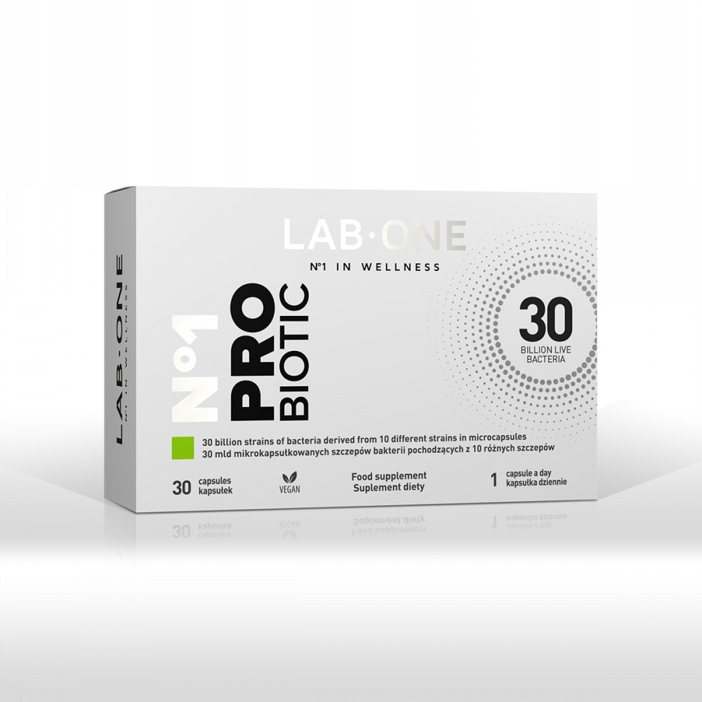 LAB ONE N°1 ProBiotic 30KAP od 3rż 30mld PROBIOTYK - 12135503130 ...