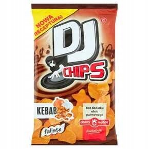 Chipsy DJ Faliste o smaku kebaba 60g - 10815396929 - oficjalne archiwum ...