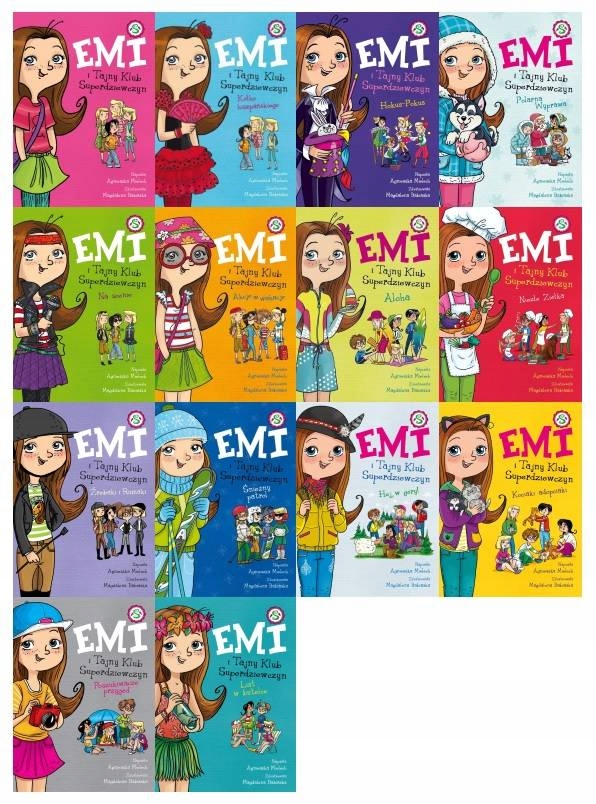 Emi i Tajny Klub Superdziewczyn. Tom 1-14 + PLAKAT - 12488790290 - oficjalne archiwum Allegro