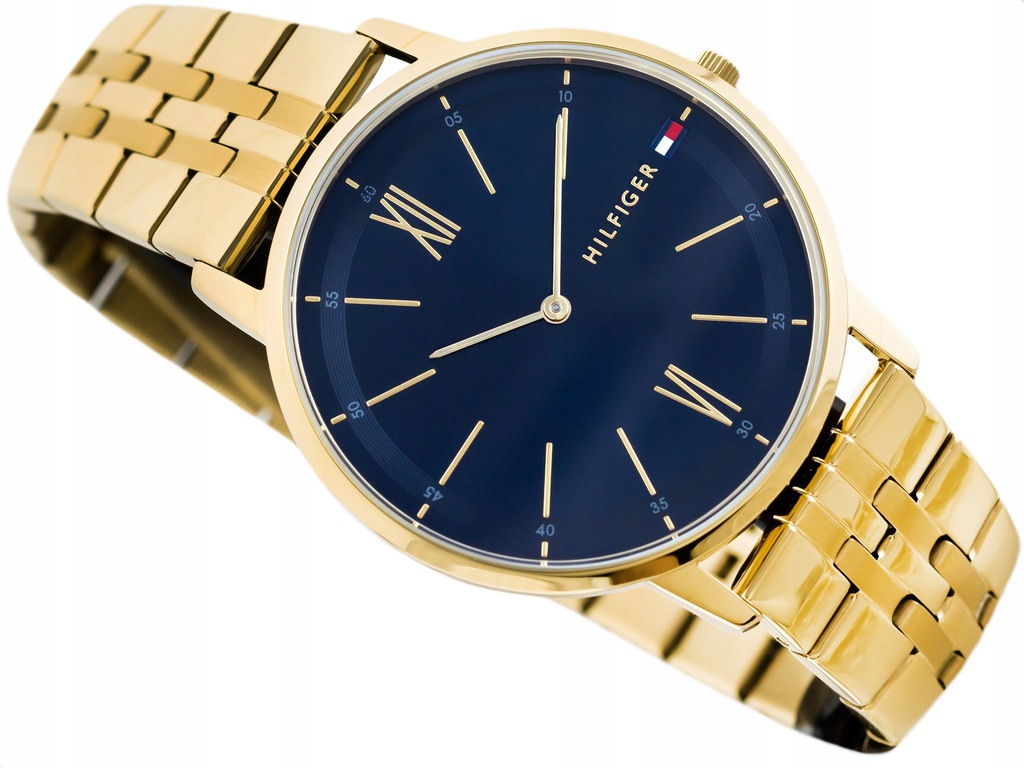 ZEGAREK MĘSKI TOMMY HILFIGER ZŁOTY ORYGINALNY - 12495580233 - oficjalne ...