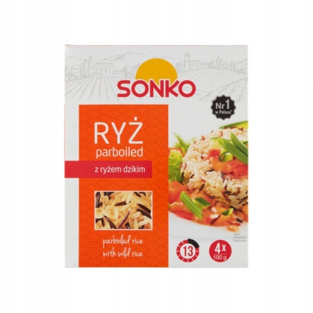 SONKO RYŻ PARBOILED Z DZIKIM 4X100G - 2sztuki - 13051050817 - oficjalne ...