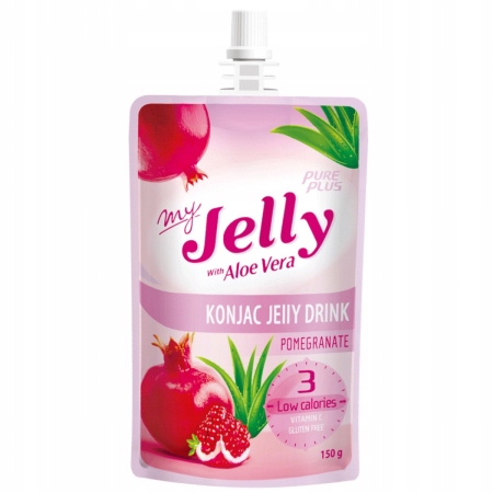 Jelly.B Galaretka Konjac Granat 150 g - 12601532367 - oficjalne archiwum Allegro