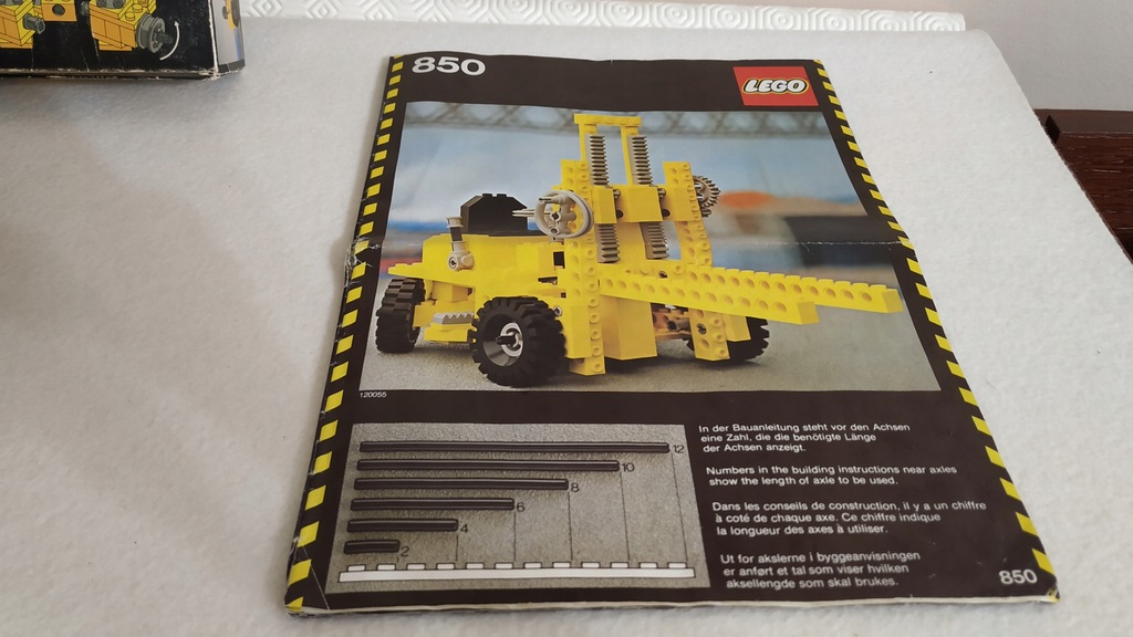 LEGO Technic 850 Fork Lift KOMPLET - 12768089233 - oficjalne archiwum ...