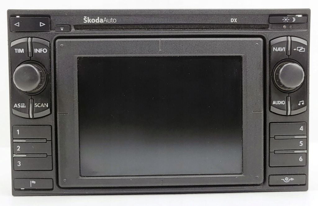 SKODA SUPERB I RADIO NAWIGACJA NAVI Z KODEM MFD1 1U0035191B Z KODEM ...
