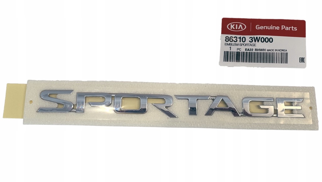 KIA EMBLEMAT NAPIS SPORTAGE 2011- OEM 86310-3w000 - 12386979789 ...