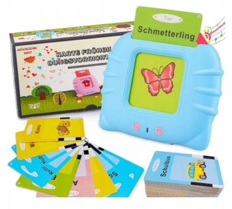 Czytnik Kart do Nauki Niemieckiego Zabawka Karty Do Wczesnej Nauki ...