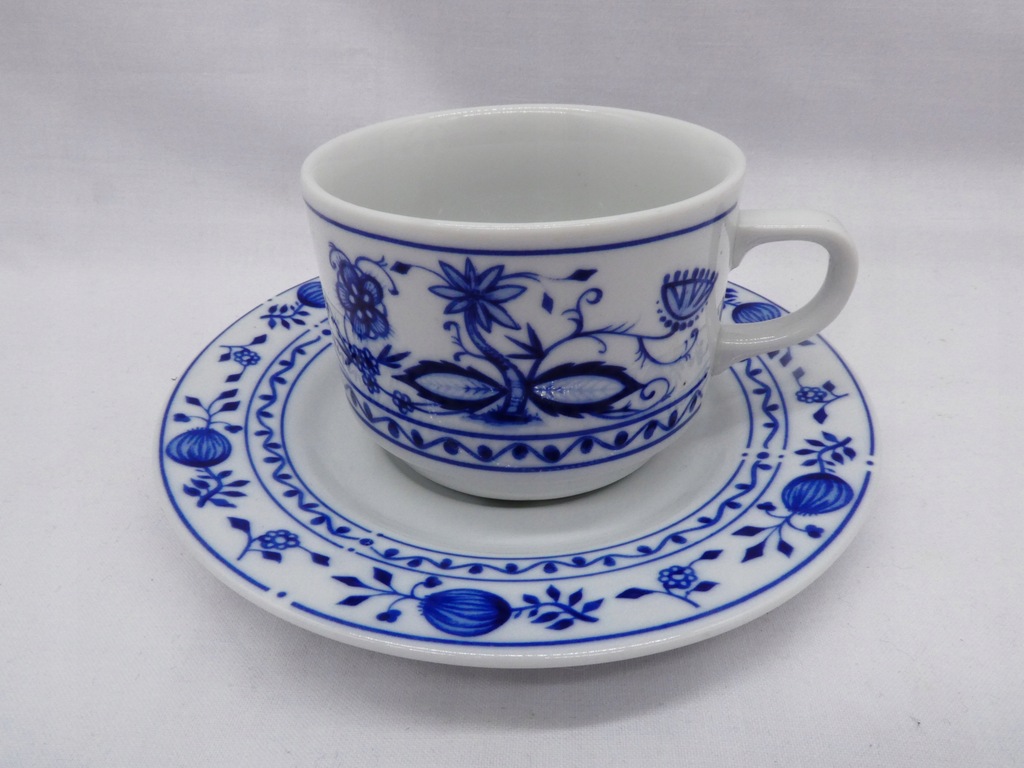 FILIŻANKA KAHLA WZÓR CEBULOWY 3-380-384 - 13666128714 - oficjalne archiwum Allegro