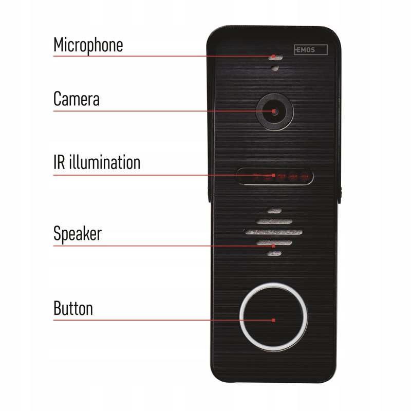 Купить 7-дюймовый видеодомофон Full HD H3010 EMOS: отзывы, фото и характеристики на Aredi.ru ...