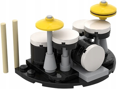 Perkusja - mini zestaw muzyczny z klocków LEGO - 11417224115 ...