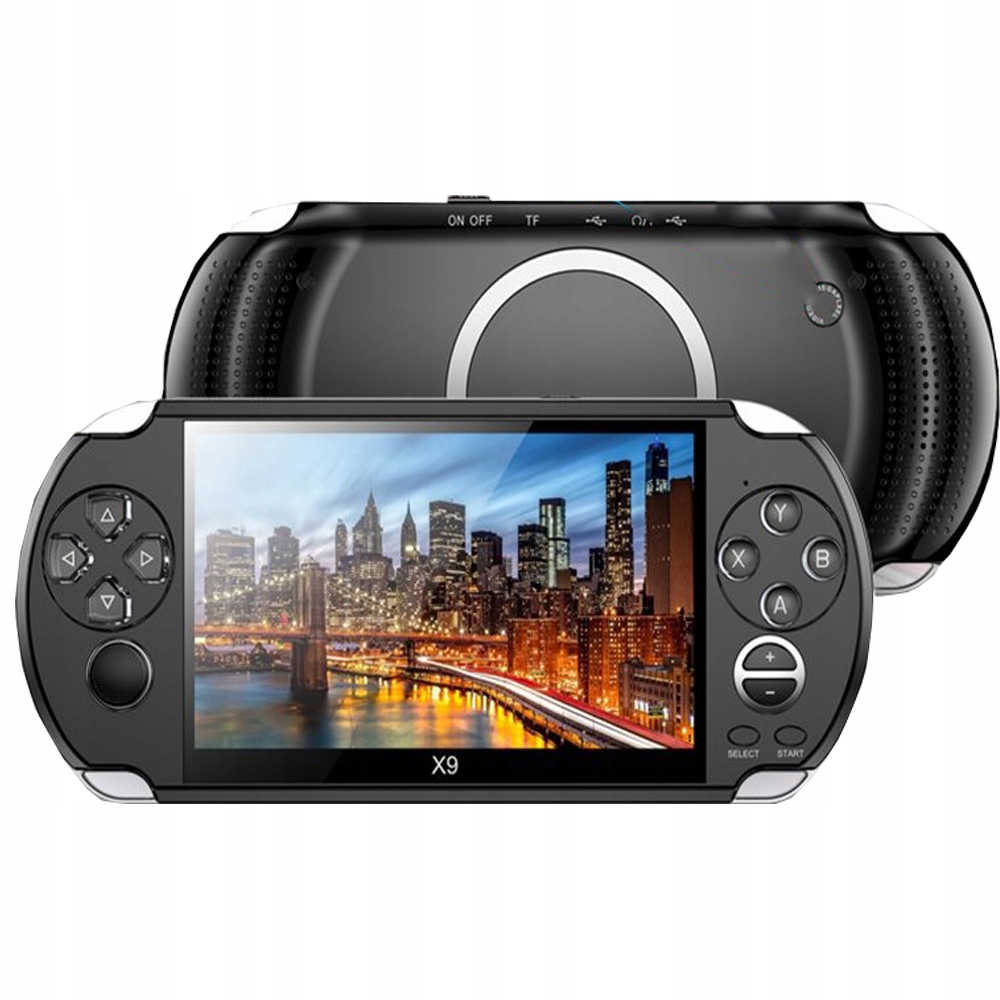 KONSOLA PRZENOŚNA DO GIER X6 8G 1000 GIER PSP RETR - 11721432744 ...