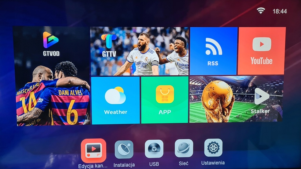 Dekoder GTMedia V8X MARS, CCcam, lista kanałów - 12609895148 ...