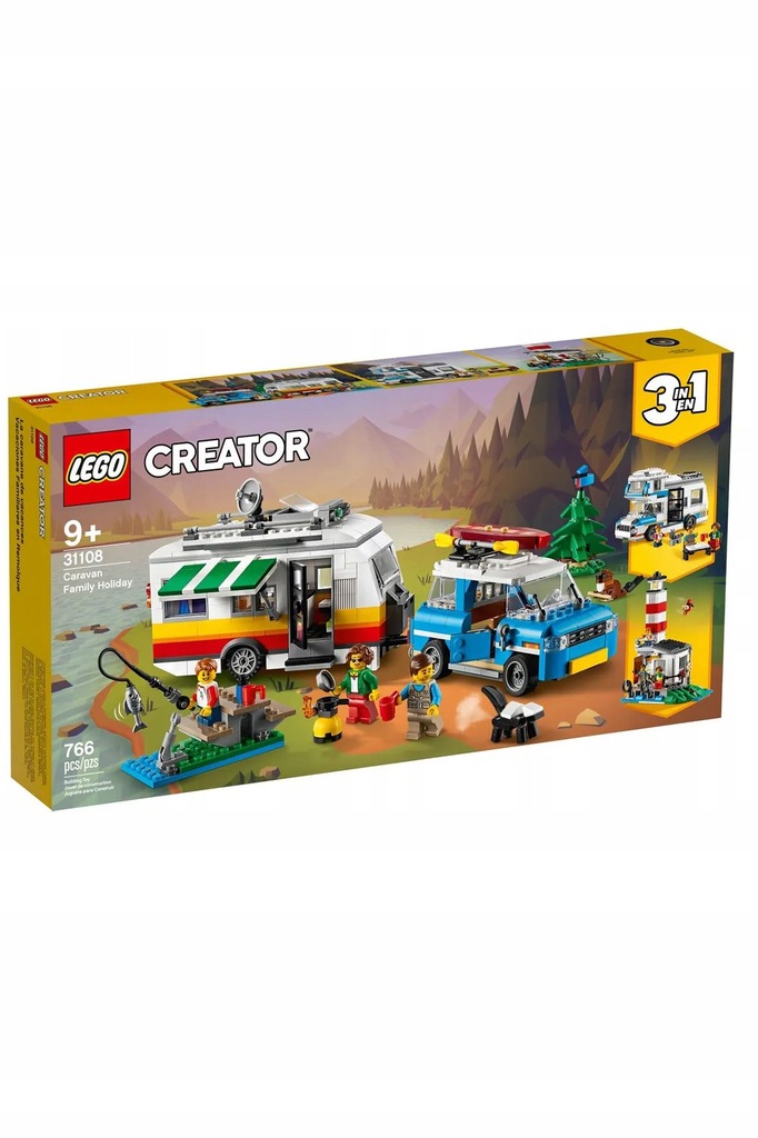 Lego Creator - Wakacyjny kemping z rodziną 3w1 - 12752988447 ...