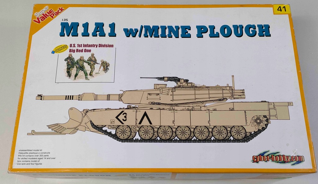M1A1 w/mine plough Dragon 9141 1/35 + BONUS - 14634050922 - oficjalne ...