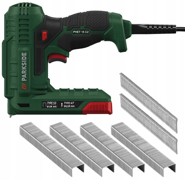 PARKSIDE Zszywacz elektryczny PHET 15 C2 70W +Gwoździe +Zszywki ...