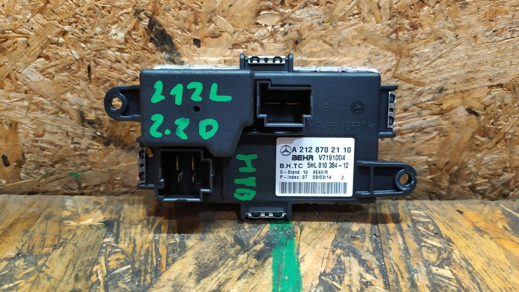 MERCEDES E W212 LIFT REZYSTOR DMUCHAWY - 13024759269 - oficjalne ...