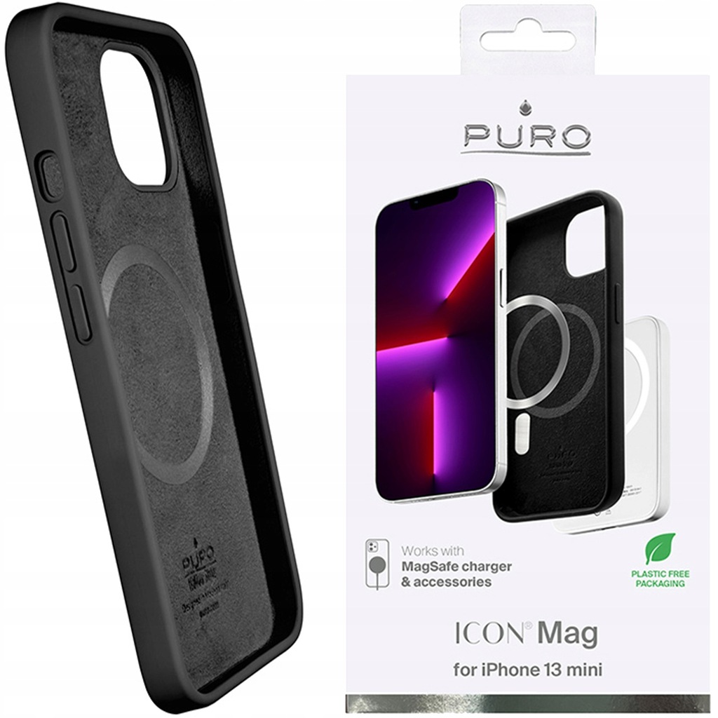 PURO ICON MAG Etui MagSafe Case do iPhone 13 Mini - 12341792479 ...