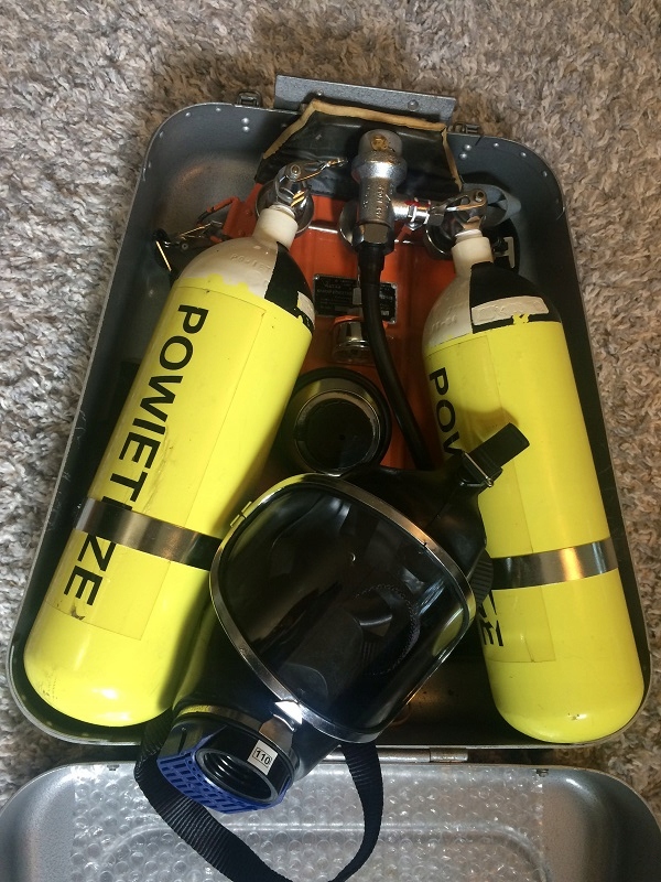 Aparat tlenowy powietrzny oddechowy butle tlenowe - 12655760116 - oficjalne archiwum Allegro