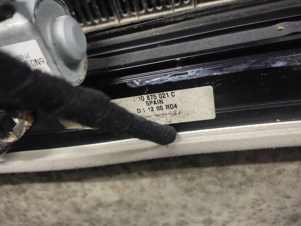 dach elektryczny szyberdach faltdach vw polo 6n - 11894111274 ...