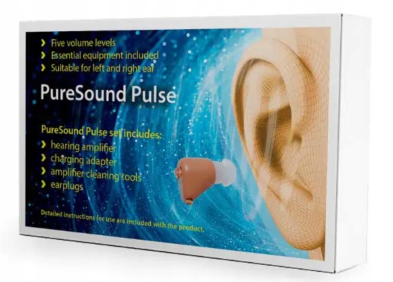 Aparat słuchowy PureSound Pulse na akumulator do prawego i lewego ucha ...