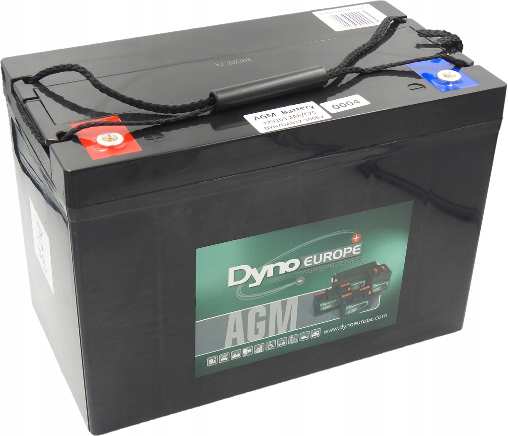 Akumulator AGM DynoEurope DAB12-100EV 12V 100Ah - 13094628777 - oficjalne archiwum Allegro