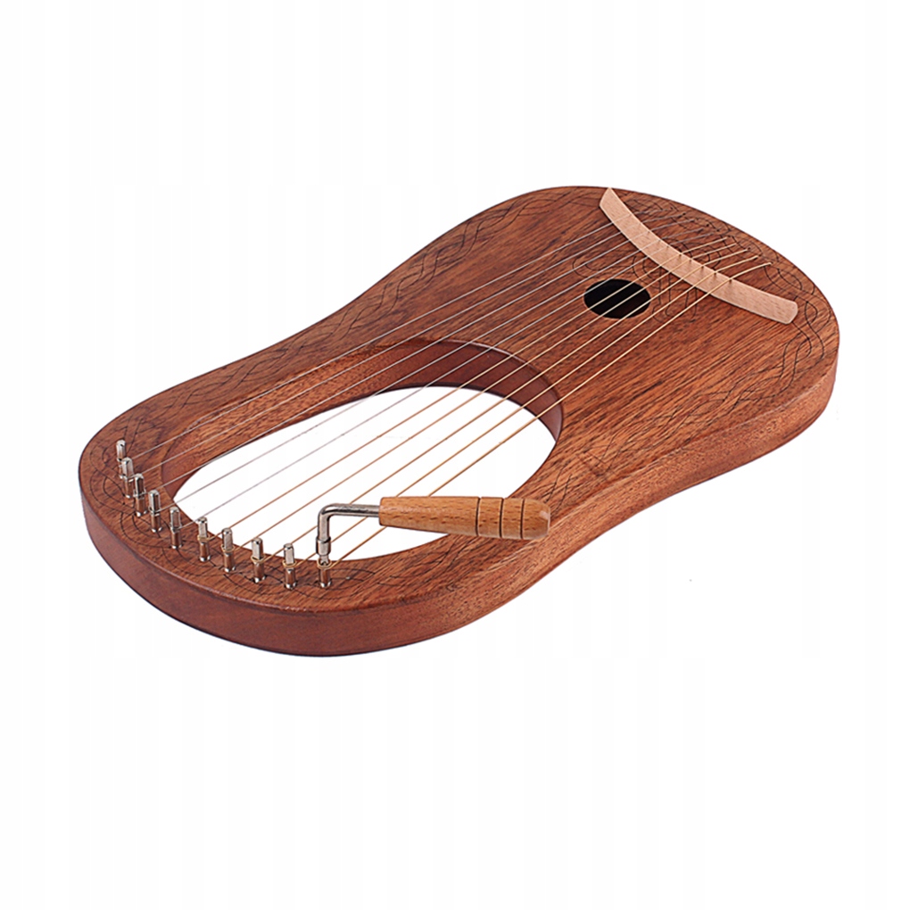 10 strun harfa liry instrumenty strunowe Wykwintny - 12666146021 ...