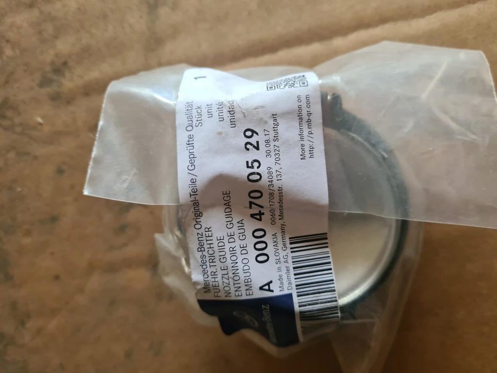 CZĘŚĆ DOLNA WLEWU PALIWA MERCEDES ACTROS NOWA OE - 13741498530 ...