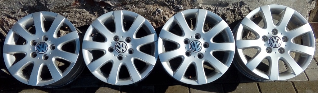 ALUFELGI VW GOLF TOURAN CADDY R15 ET50 5X112 - 7972132993 - oficjalne archiwum Allegro