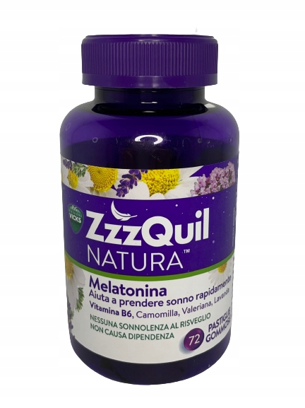 Vicks ZzzQuil Owocowe żelki z melatoniną 72szt. - 12942071168 ...