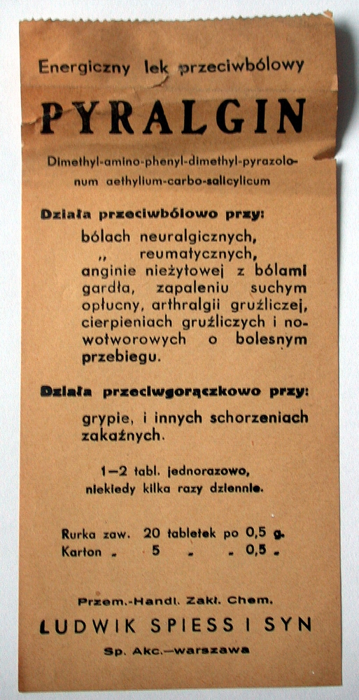 Reklama PYRALGIN Energiczny lek przeciwbólowy l30! - 7827488416 ...