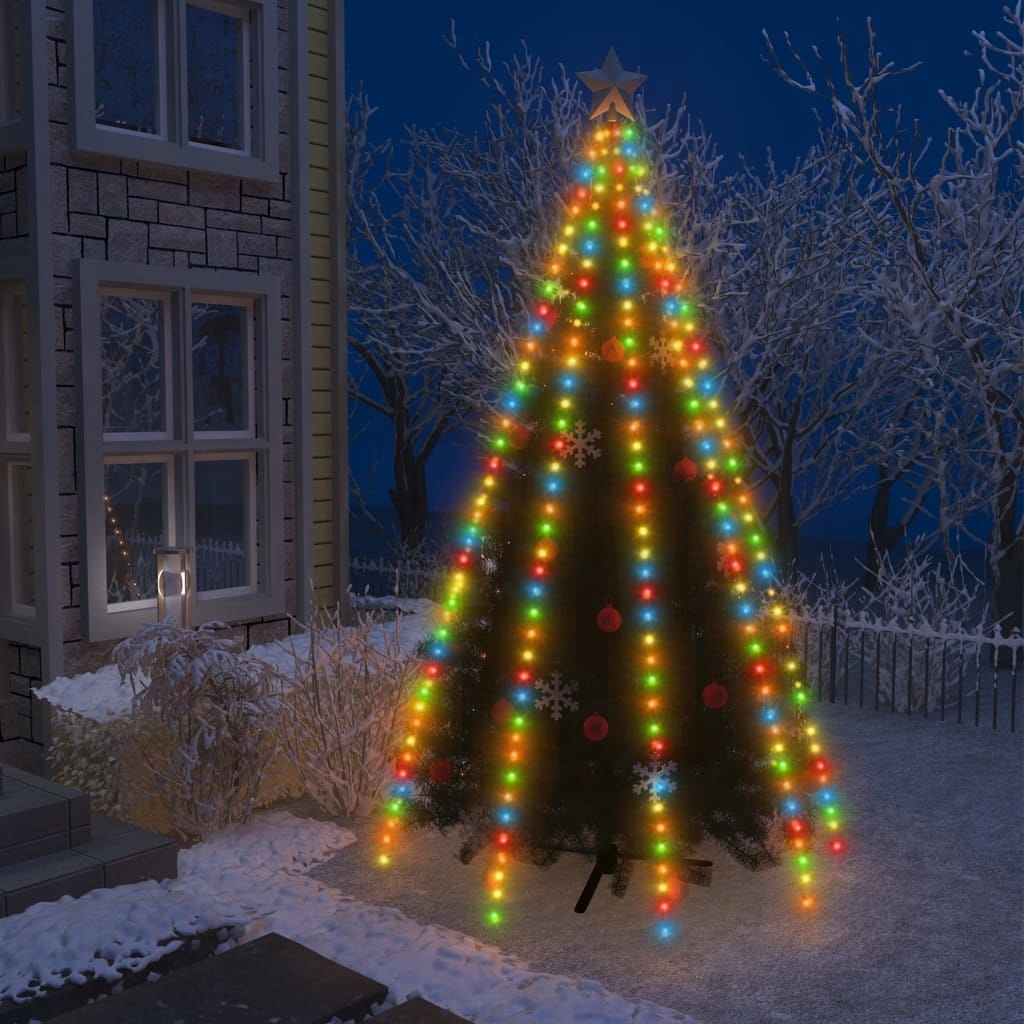 Siatka lampek choinkowych 400 kolorowych diod LED - 13834226578 - oficjalne archiwum Allegro