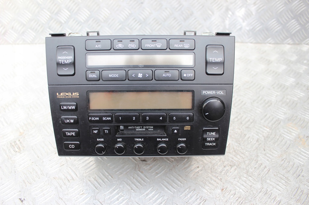 LEXUS LS400 94-97 4,0 PANEL NAWIEWU KLIMY RADIO - 9149701810 ...
