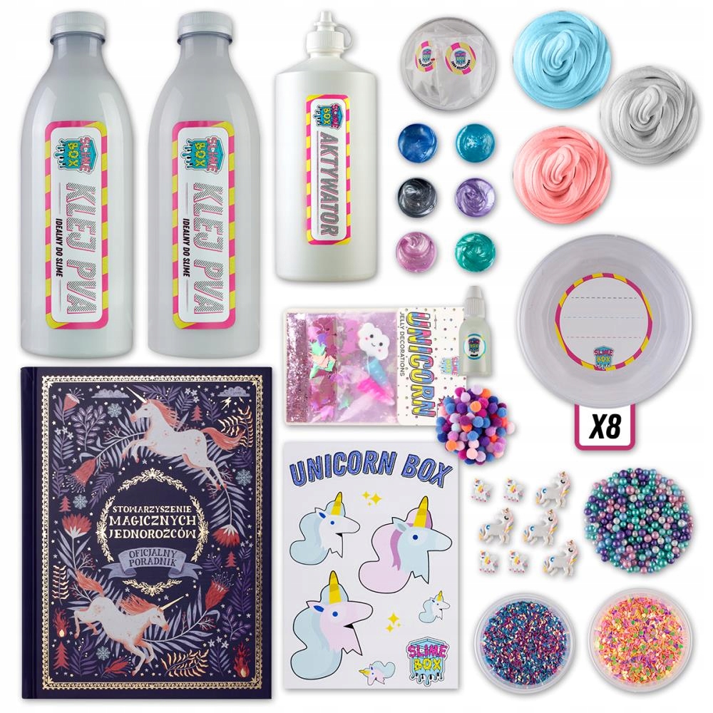 MAGIC UNICORN SLIME BOX - 12118267003 - oficjalne archiwum Allegro