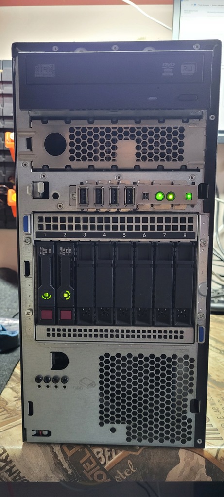 HP ProLiant ML310e Gen8 Server - 11642724543 - oficjalne archiwum Allegro