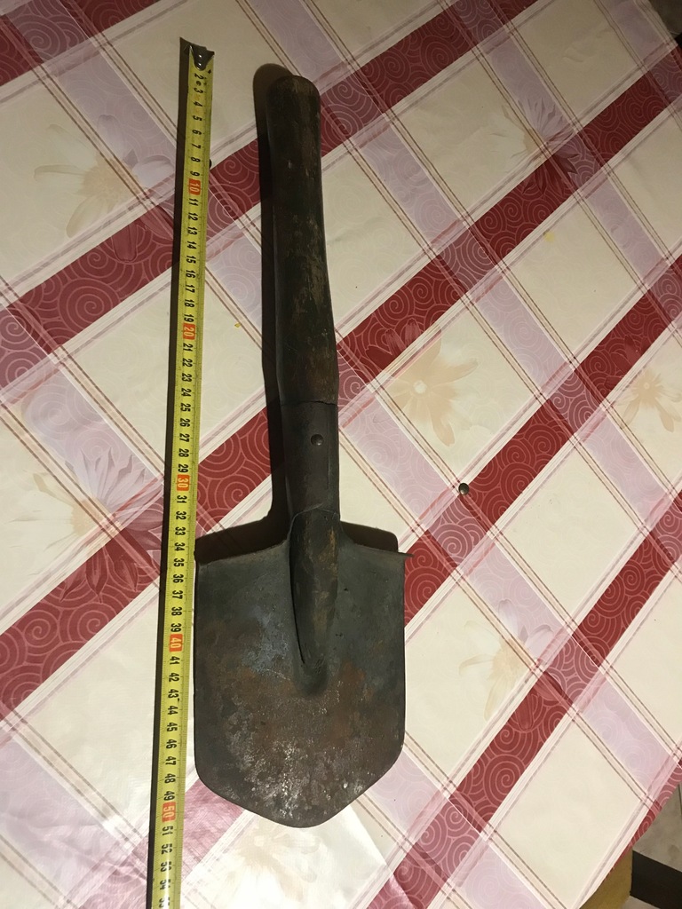 stara saperka wojskowa PRL LWP łopatka szpadelek - 13027606066 ...