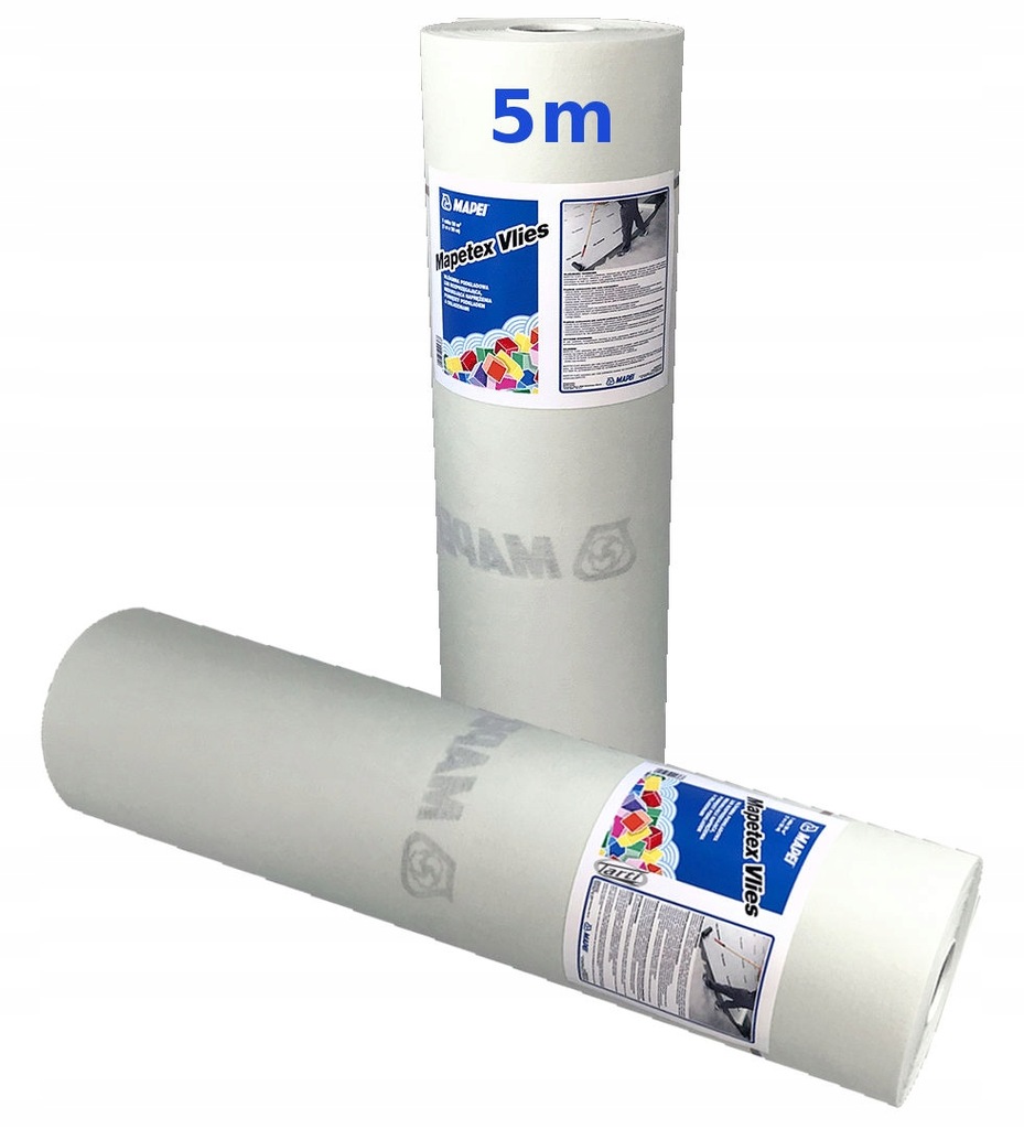 MAPEI MAPETEX VLIES Włóknina Kompensująca 5m 5m2 - 12817909987 ...