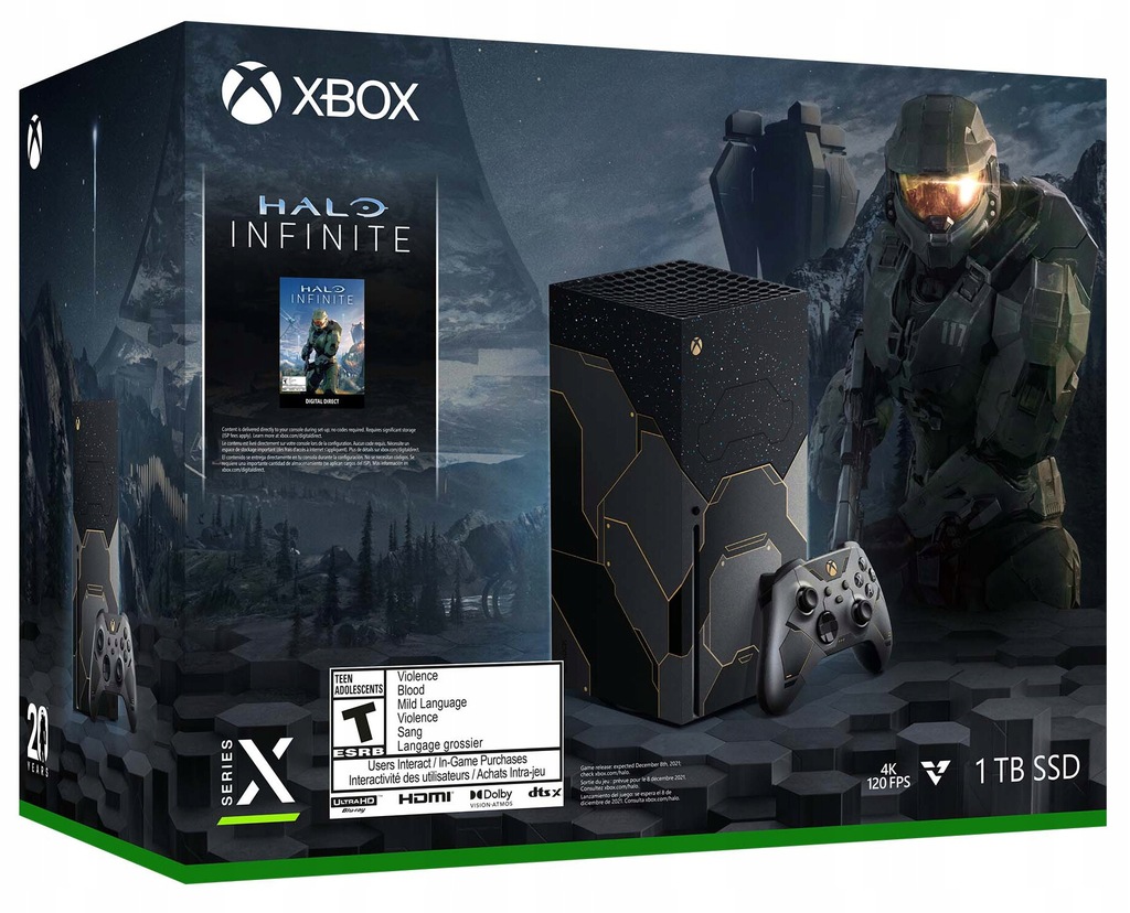 Konsola XBOX Series X edycja limitowana Halo nowa - 11392301102 - oficjalne archiwum Allegro