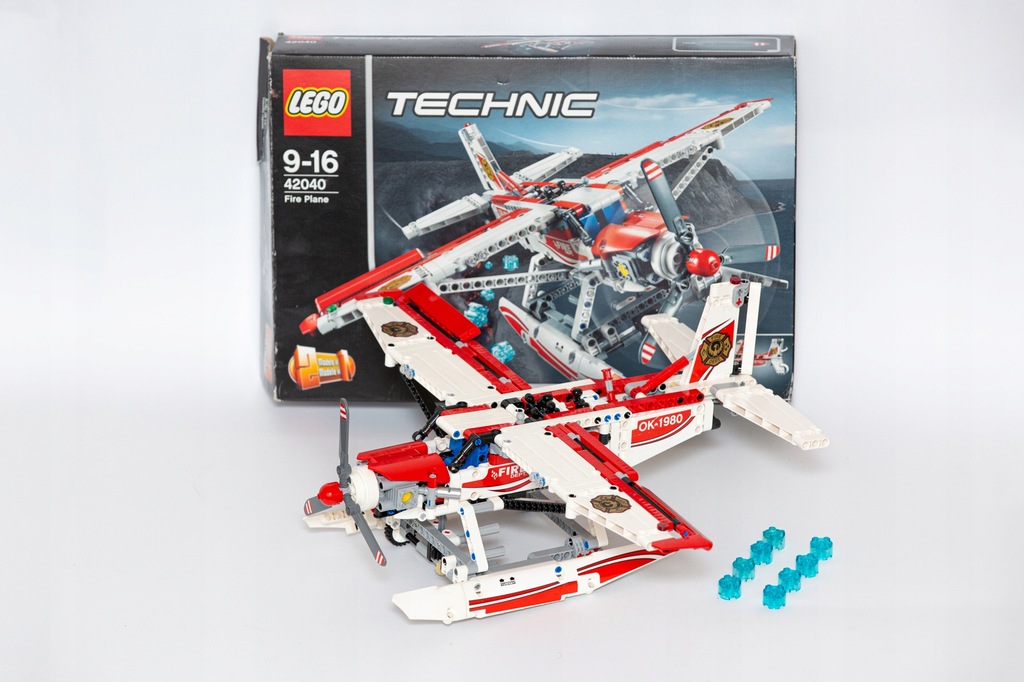 Lego Technic 42040 Fire plane Samolot strażacki - 13193486969 - oficjalne archiwum Allegro