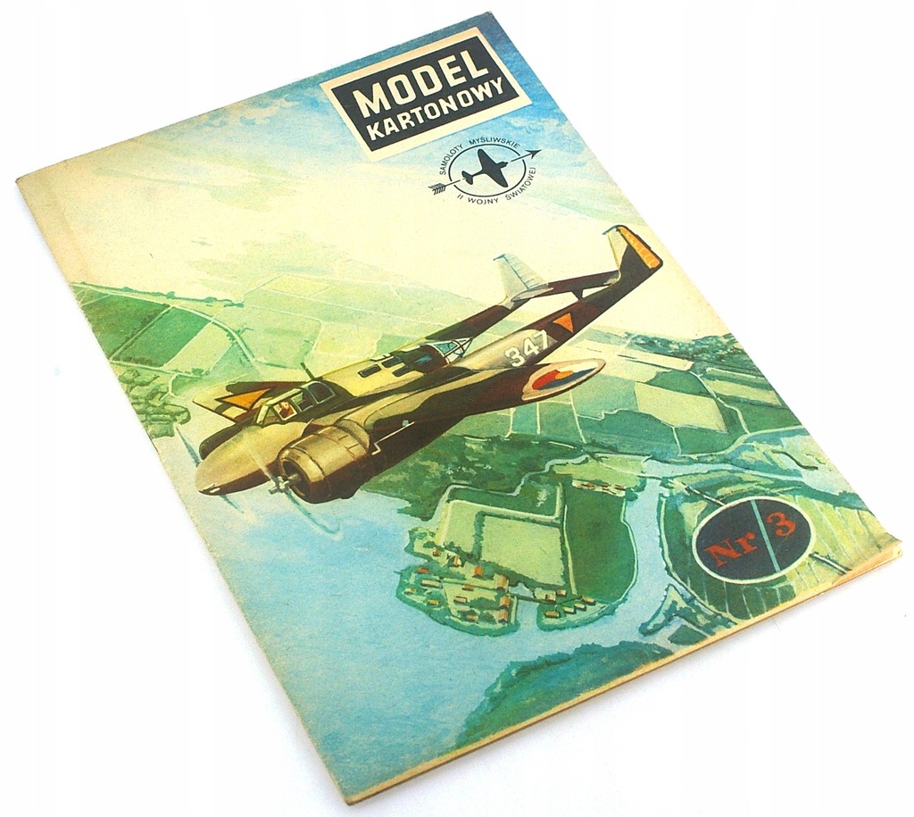 ALFA nr 3 SAMOLOT FOKKER G.1B model kartonowy BDB - 12701447154 ...