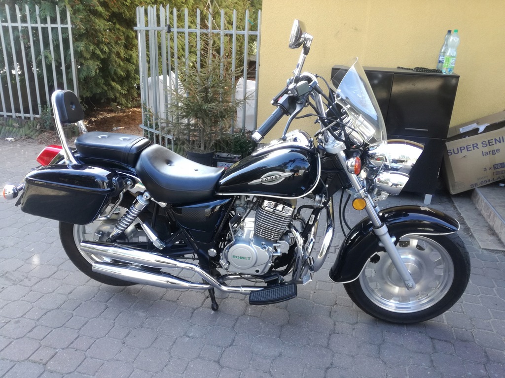 Motocykl Chopper Romet 150 940km przebiegu jak new - 7926688190 ...