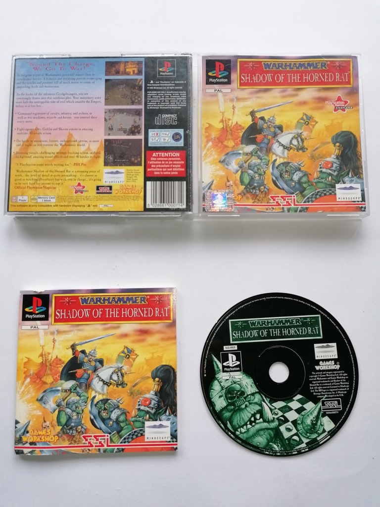 WARHAMMER SHADOW OF THE HORNED RAT PSX PS1 - 13489603603 - oficjalne ...