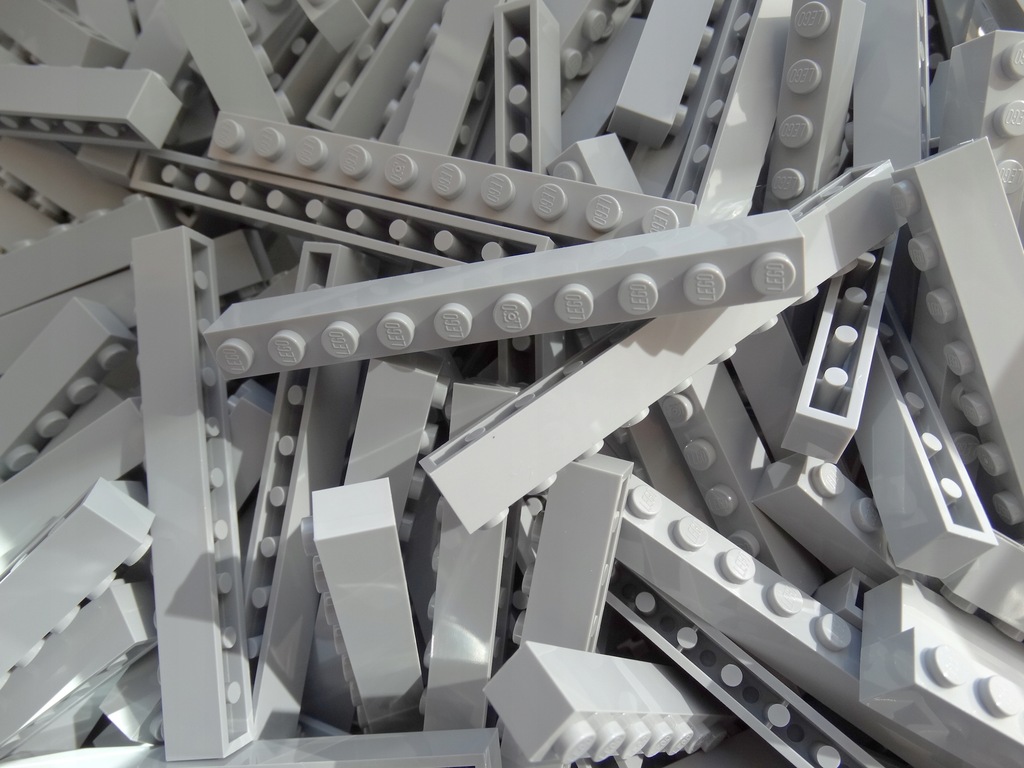 LEGO 6111 brick cegła 1x10 LBG 4 szt Nowe - 12593460089 - oficjalne archiwum Allegro