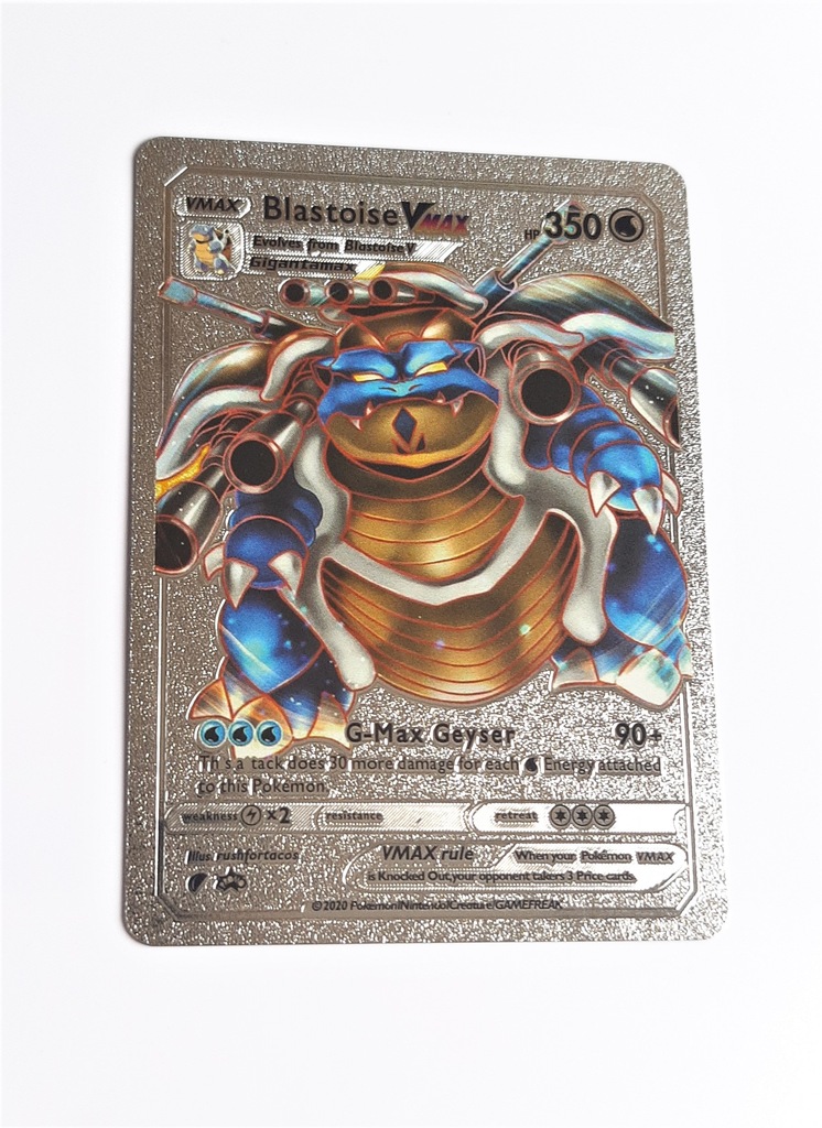 Karta Pokemon Blastoise Vmax Silver - 12824908448 - oficjalne archiwum ...