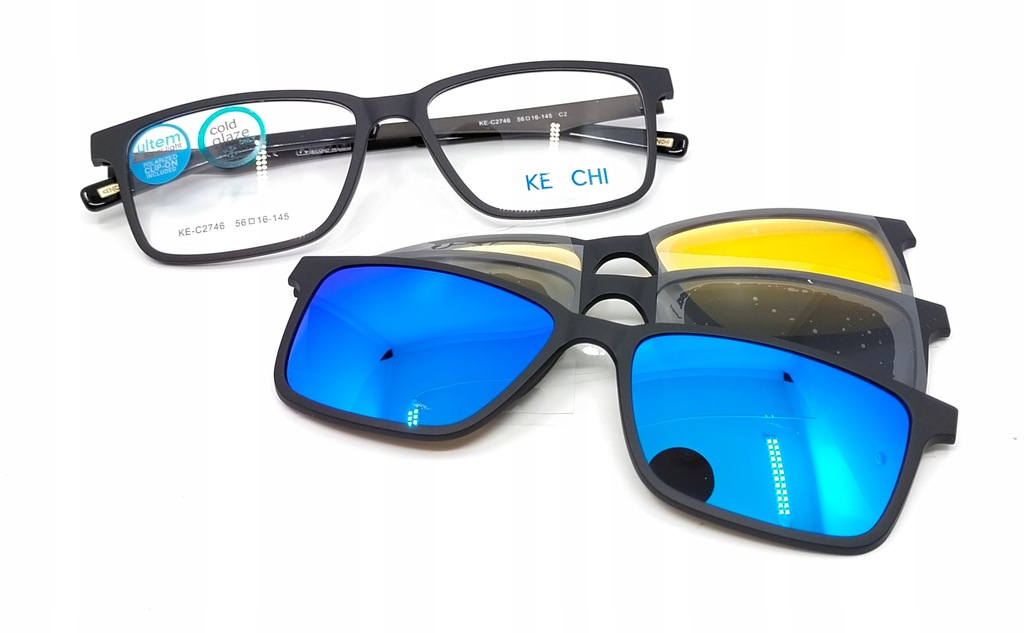 Kenchi KE-C 2746 C2 OPRAWKI z 3 nakładkami CLIP-ON - 12998311583 ...