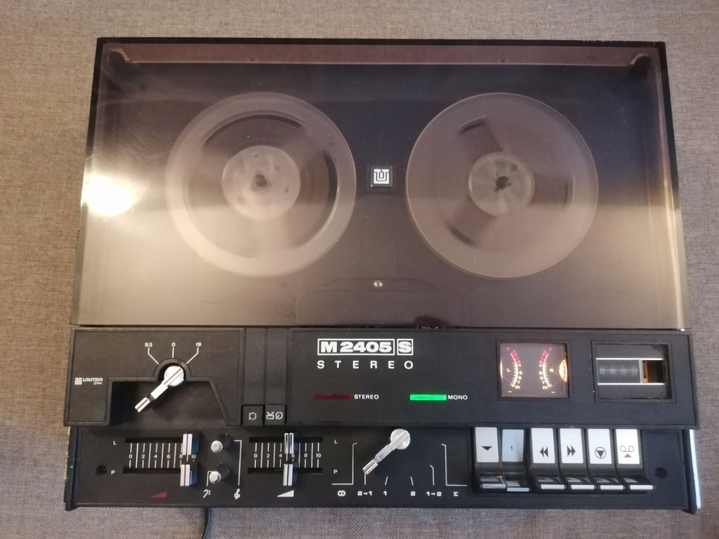 Magnetofon szpulowy Unitra ZRK M2405s czarny - 14472269969 - oficjalne archiwum Allegro