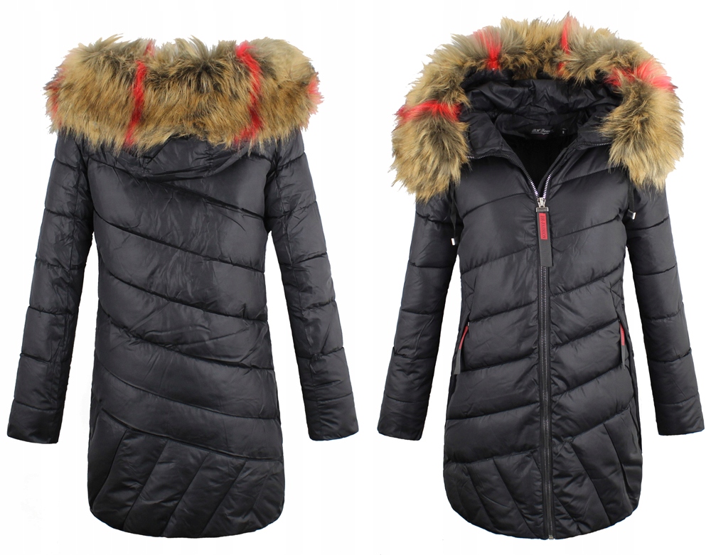 GAROFF_ Stylowa PIKOWANA Zimowa KURTKA Kolory - M - 8538515204 ...