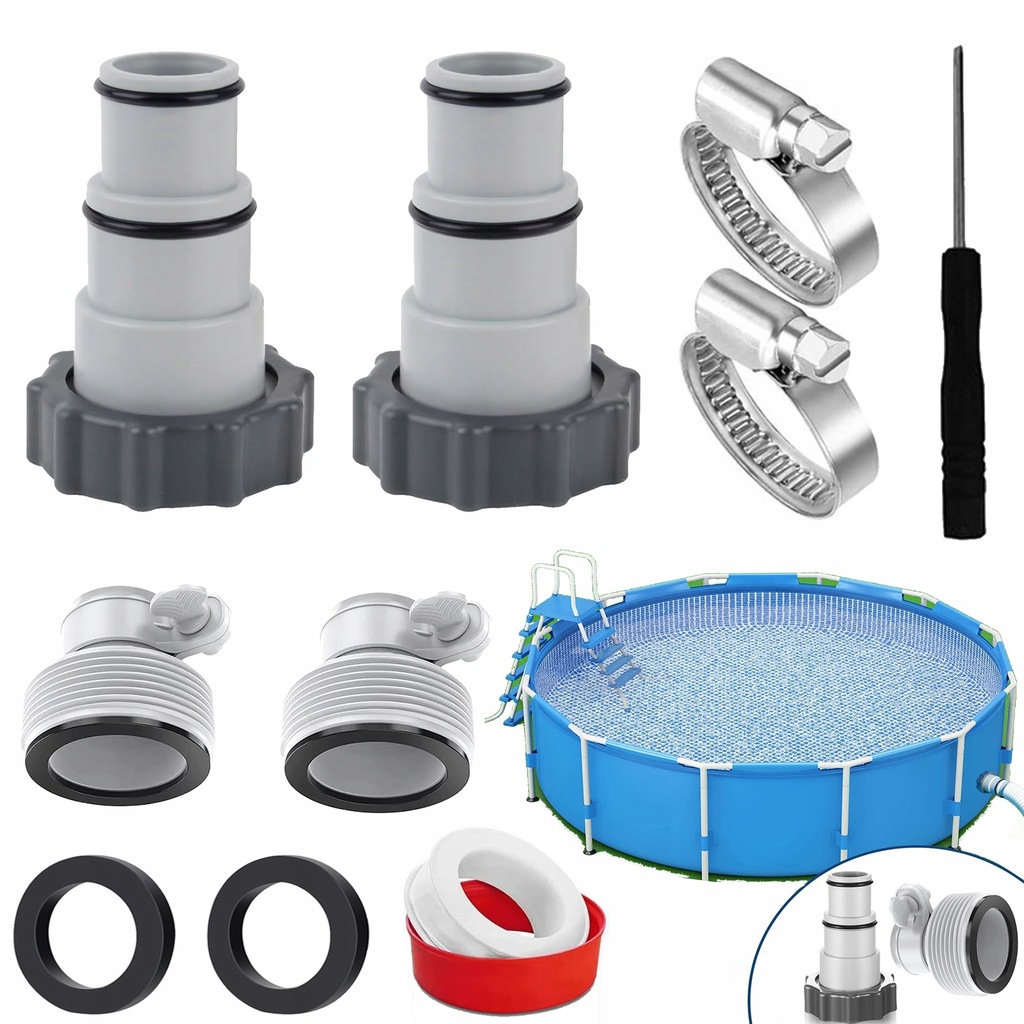 POOL FILLER NOZZLE,GARDEN HOSE CONNECTOR,DRAIN VALVE,ADAPTER FOR INTEX ...