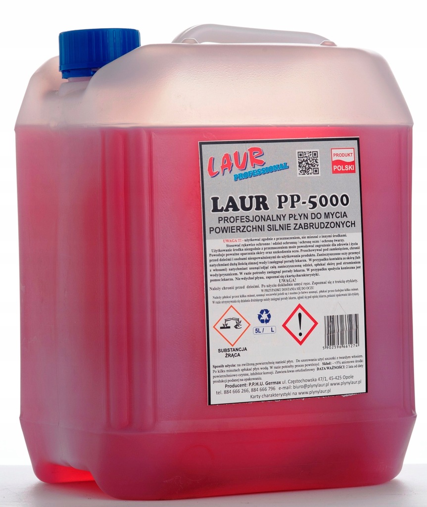 CZYSZCZENIE BASENÓW TARASÓW LAUR 5L- PP 5000 - 8368518257 - oficjalne ...