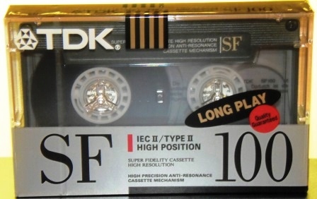 KASETA MAGNETOFONOWA CHROMOWA TDK SF-100 - 8140778189 - oficjalne archiwum Allegro